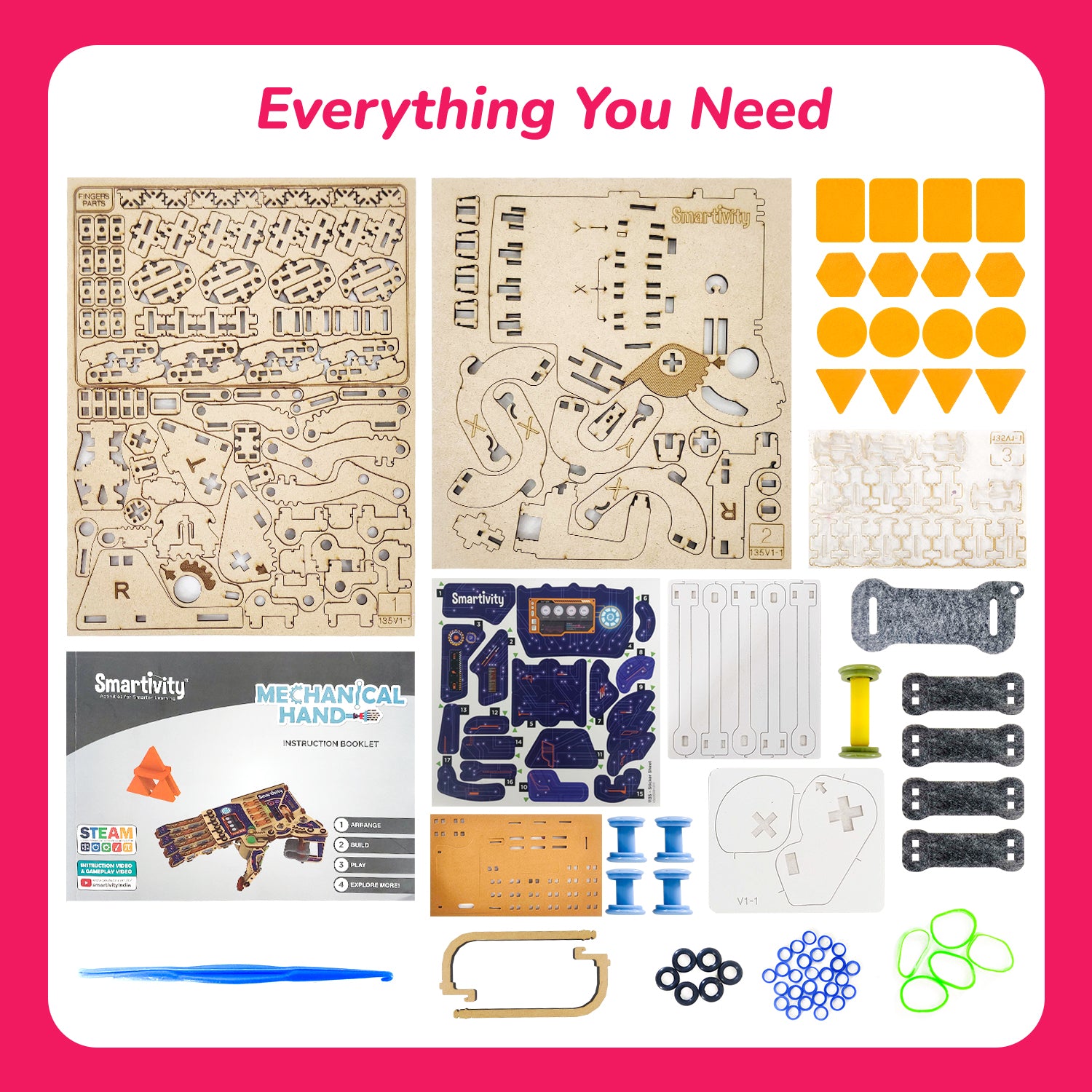 Robotic Mechanical Hand | DIY STEAM Toy For 8-14 Yrs Kids...