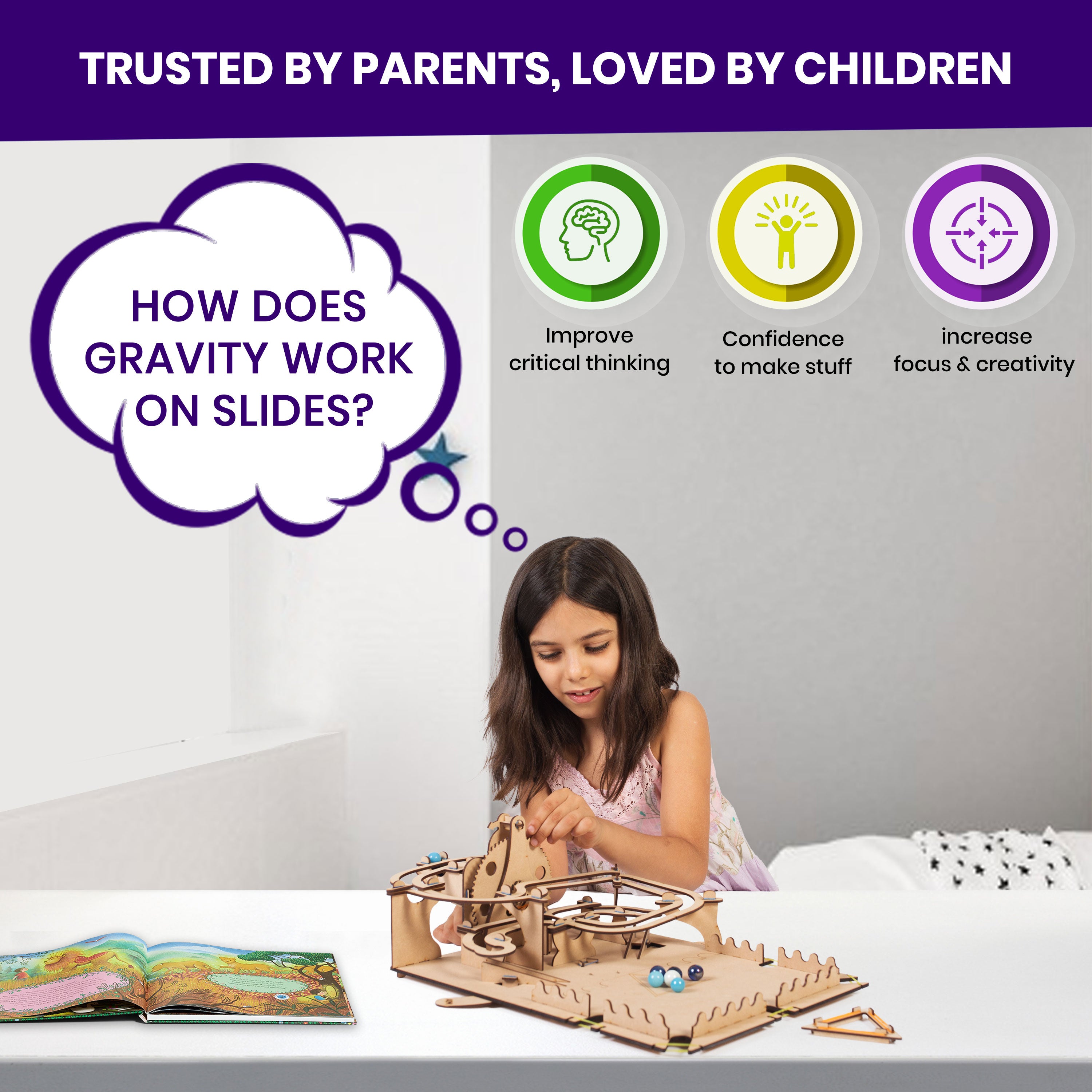 Buy Roller Coaster Marble Slide Toy | STEAM Based Learnin...